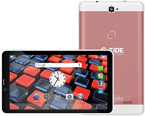 G-tide g25i tablet, 7 inch touch screen, 16gb, dual sim, 3g, rose gold ...