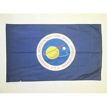 Amazon.com : AZ FLAG United States NASA Flag 18'' x 12'' Cords - US ...