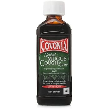 Amazon.com: Covonia Chesty Cough Mixture Syrup - Mentholated 150ml ...