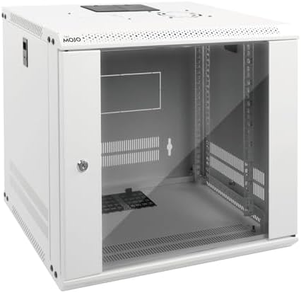 Tecmojo 9U Wall Mount Server Cabinet IT Network Rack Enclosure Lockable ...