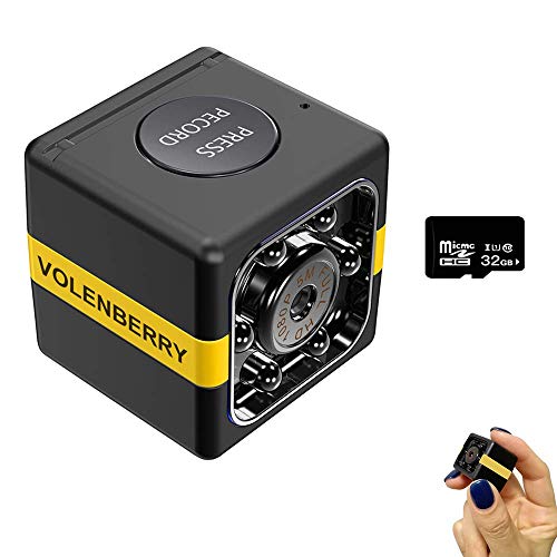 Spy Camera Wireless Hidden Camera Mini HD1080P with Night Vision and ...
