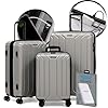 NONSTOP NEW YORK Luggage Expandable Spinner Wheels hard side shell ...