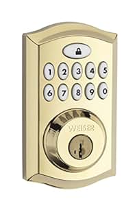 Weiser SmartCode 10 Electronic Deadbolt Featuring SmartKey, Keypad Door ...