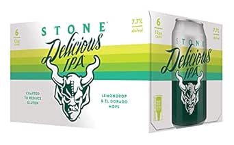 Amazon.com: Stone Delicious IPA, 6 pk, 12oz cans, 7.7 % ABV : Grocery ...