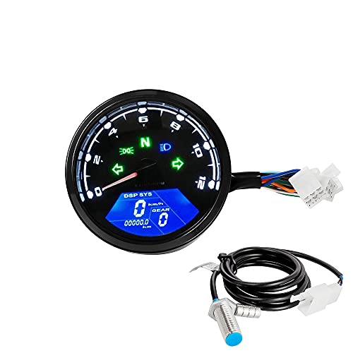 Duobeisi Digital Gauge Motorcycle Speedometer Tachometer Odometer ...