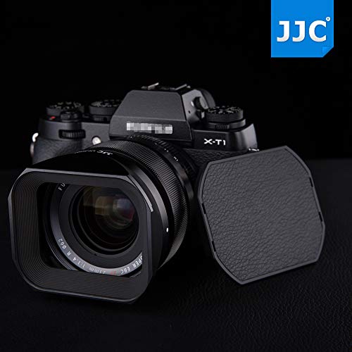 Square Metal Lens Hood w/Hood Cap Replace Fuji LH-XF23 for Fujifilm Fujinon XF 23mm F1.4 R & XF ...