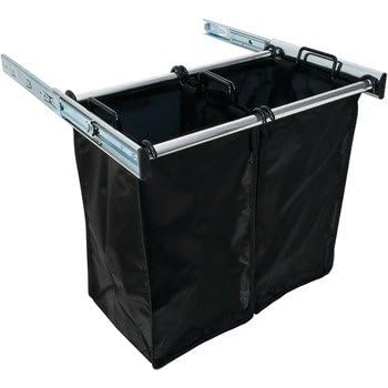 Amazon.com: Tilt-Out Hamper Synergy by Hafele, steel, black, 22 1/4 ...