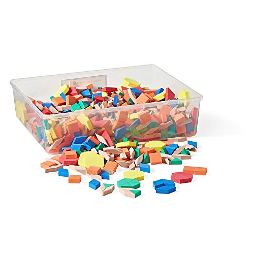 hand2mind Foam Plastic Pattern Blocks for Kids, Shapes for Kindergarten ...
