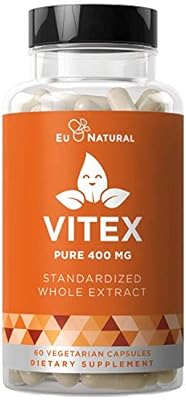 VITEX Pure 400 MG Chasteberry – Natural PMS Support, Balance Hormones ...