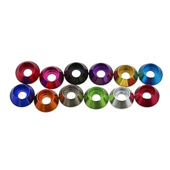 Amazon.com: M3 Countersunk Washers Counterbore Hole,Aluminium Alloy ...