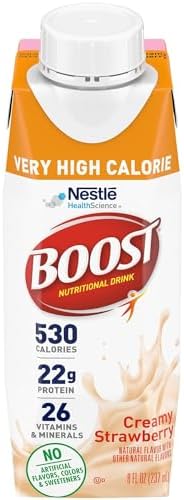 Boost Very High Calorie Nutritional Drink, Creamy Strawberry - No ...