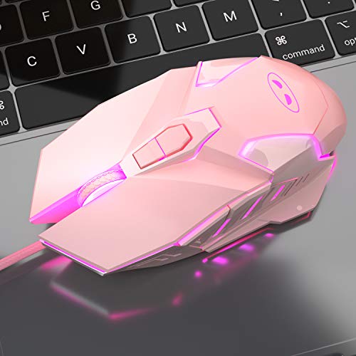 MageGee G10 Gaming Mouse Wired, 7 Colors Breathing LED Backlit Gaming ...