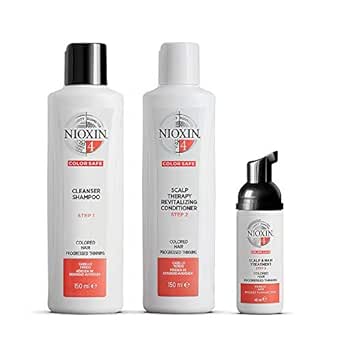 Amazon.com: Nioxin System Kit 4, Color Treated Hair with Progressed ...