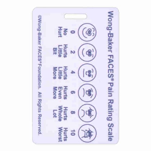 Wong Baker FACES Pain Rating Scale Vertical W NRS Badge ID Card Pocket Reference Guide Pack wong-baker-faces-pain-rating-scale-vertical-w-nrs-badge-id-card-pocket-reference-guide-pack