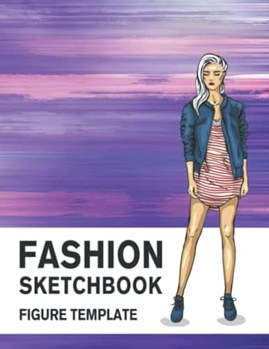 Fashion Sketchbook Figure Template: 430 Large Female Figure Template ...