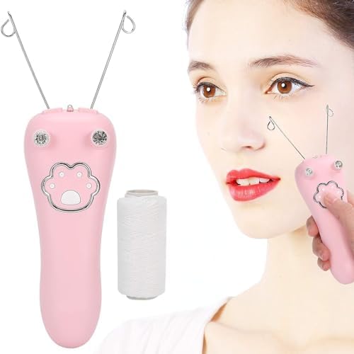 Electric Facial threading Hair Remover, Electric Cotton Thread Epilator ...