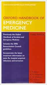 Oxford Handbook of Emergency Medicine 3e and Oxford Handbook of Pre ...