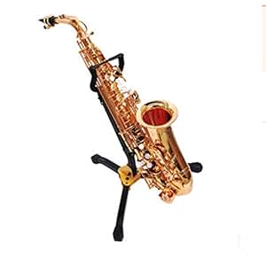Amazon.com: Foldable Saxophone Stand Sax Tripod Holder for Alto/Tenor ...