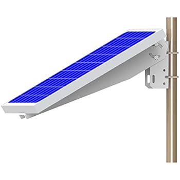Amazon.com : WindyNation Side of Pole Solar Panel Mount Rack for 30W to ...