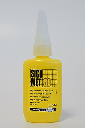 Henkel Sicomet 50, 50g, Sekundenkleber, Sofortklebstoff, niedrigviskos ...
