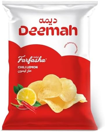 Deemah Farfasha Chili and Lemon Potatao Chips 75 g price in Saudi ...