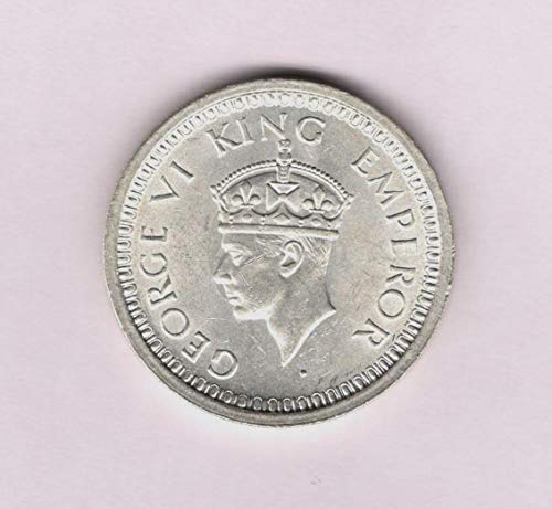 British India 1944 * KG VI Silver One Rupee Coin * Rare Collectible ...