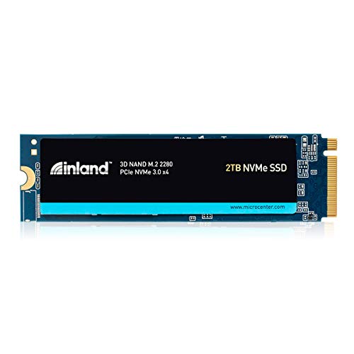 Inland Professional 2TB SSD 3D QLC NAND M 2 2280 PCIe NVMe 3 0 X4 Inland Professional 2TB SSD 3D QLC NAND M 2 2280 PCIe NVMe 3 0 X4