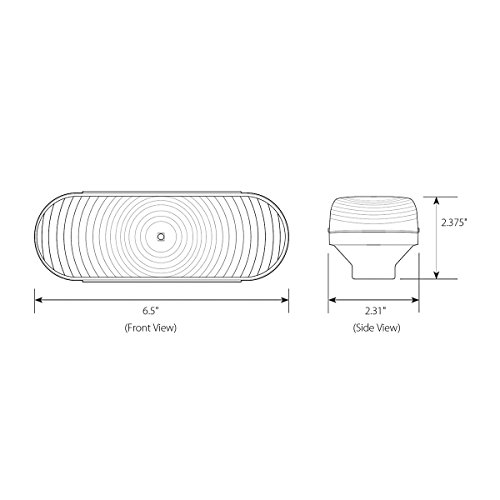GG Grand General 75851 Oval Single LED Sealed Light (for Trucks ...