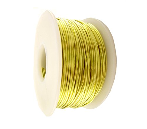 More On Brass Round Wire Spool Half - Brass Wire