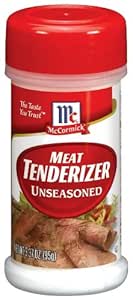 Amazon.com : McCormick Meat Tenderizer Non-seasoned, 3.37-Ounce Units ...