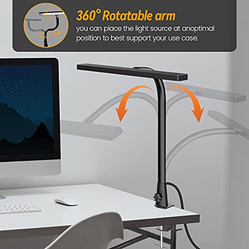 SKYLEO LED Desk Lamp with Clip - Eye Protection Desk Lamps for Home ...