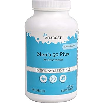 Amazon.com: Vitacost Men's 50 Plus Multi Vitamin -- 120 Tablets: Health ...