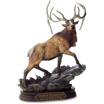 Amazon.com: Marc Pierce Signature Collection Herd Bull Elk Sculpture ...