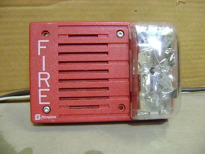 Simplex 4903-9146 Fire Alarm Speaker/Strobe Fire Alarms Facility ...