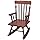 Gift Mark Child’s Colonial Rocking Chair, Cherry: Amazon.ca: Home & Kitchen