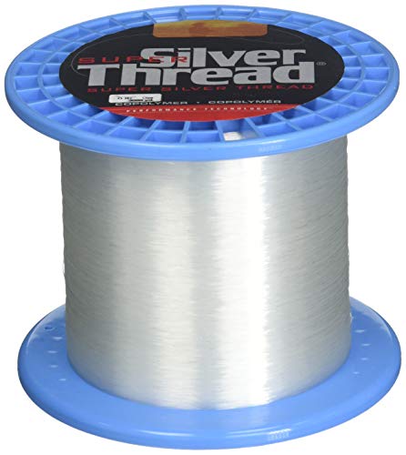 Silver Thread Super Filler Spools, Clear, 8-Pound Test/3000-Yard ...