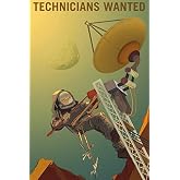 Mars Surveyors Wanted NASA Recruitment Retro Poster 24x36 Space ...