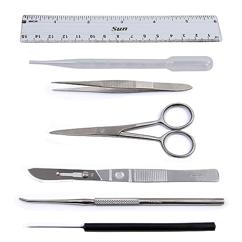 DEXSUR Dissection Kit Biology Lab Anatomy Dissecting Set for Medical ...