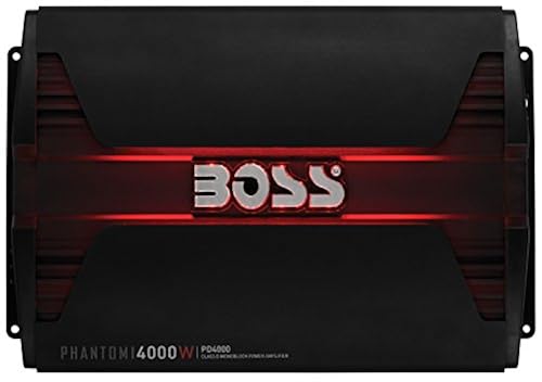BOSS Audio Systems PD4000 Phantom 4000-Watt, 1, 2, 4 Ohm Stable Class D ...