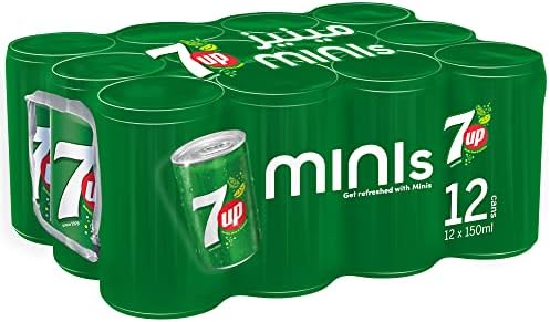 7UP, Carbonated Soft Drink, Cans, 150ml Pack of 12 price in Saudi Arabia | Amazon Saudi Arabia ...