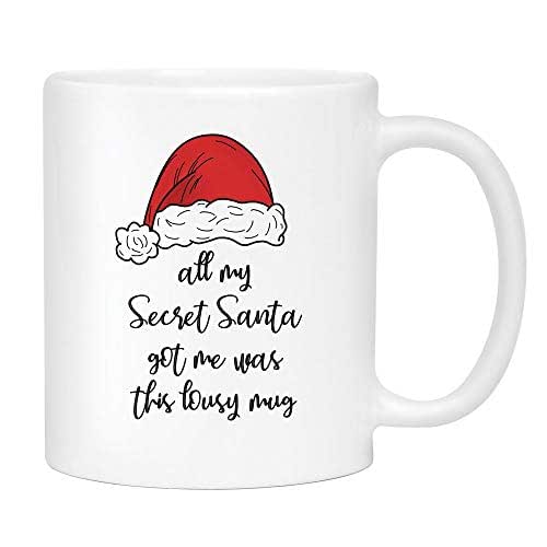 Amazon.com: Secret Santa 11oz Coffee Mug : Handmade Products