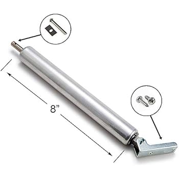 Trash chute hydraulic closer door parts. 17 inch extended gas piston ...