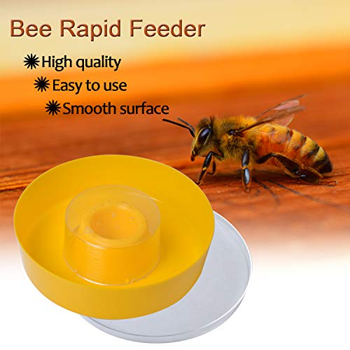 Swess Bee Rapid Feeders, Beehive Round Hive Top Water Feeder Drinking ...