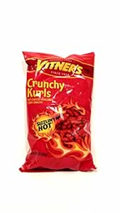 Amazon.com: Vitners Flaming Hot Cheese Crunchy Curls A Chicago Original ...