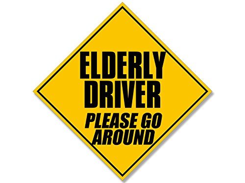 Amazon.com: LPF USA Magnet Caution Elderly Driver Please Go Around ...