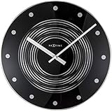 Amazon.com: Unek Goods NeXtime Calm Wall Clock, Natural Wood Frame and ...