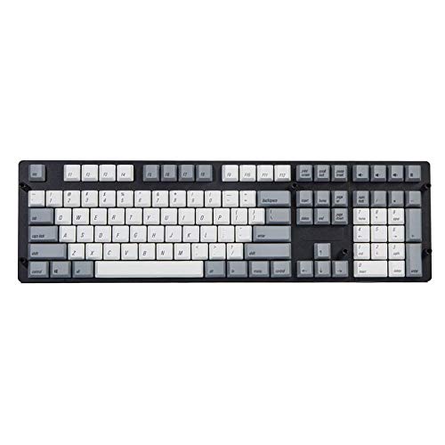 Buy 108 Key White Gray Color Dye-sub PBT Keycaps Keycap Set for ...