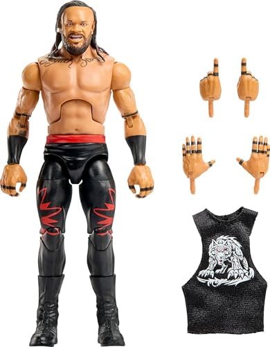 WWE Mattel Elite Series #118 6-Inch Jacob Fatu Action Figure and ...
