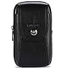 VIIGER Genuine Leather Cell Phone Shoulder Holster with Belt Loop ...