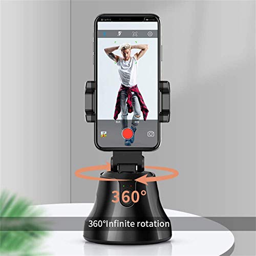 360 Rotation Auto Face Object Tracking Phone Mount Holder -Hands Free ...